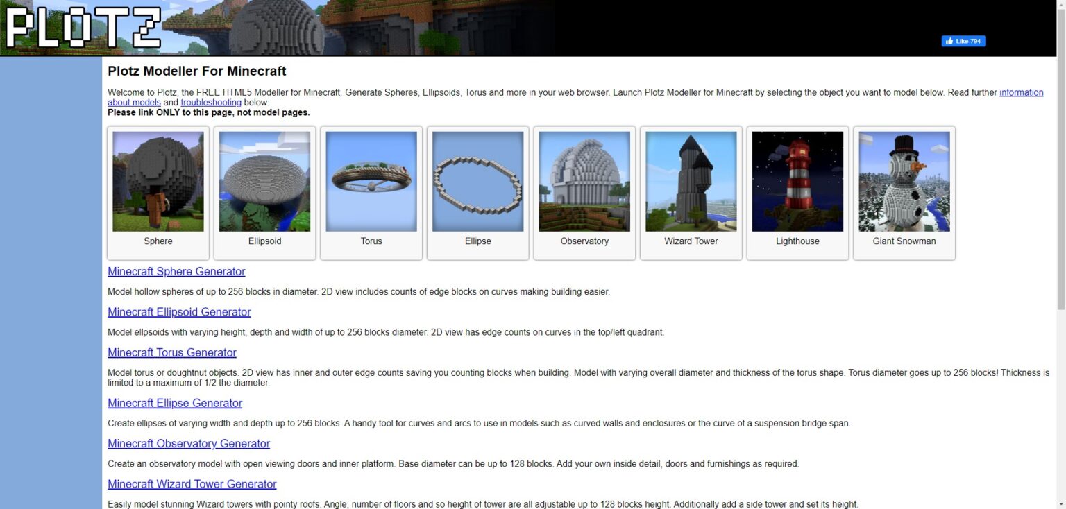 【マイクラ】円の作り方と円を作るツール「Plotz Modeller」の使い方 | マイクラ情報局