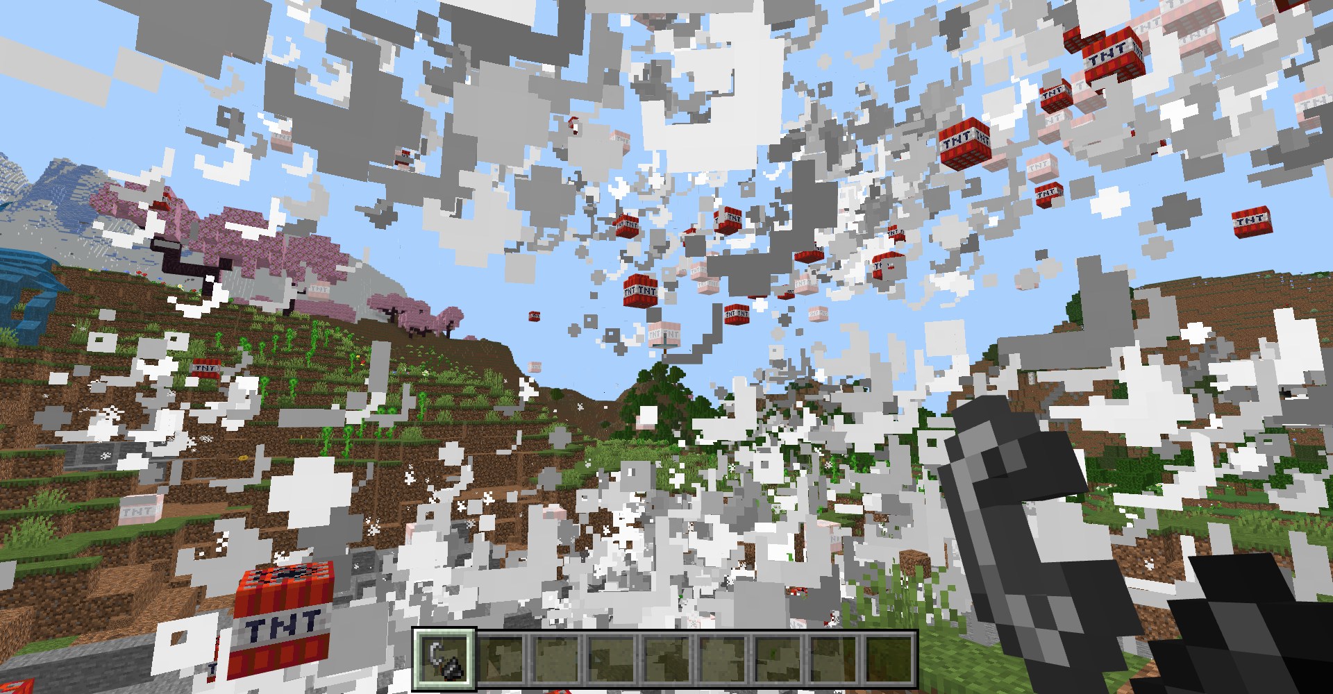 【マイクラ】TNTをコマンドで大量に出す方法！tntの雨・tntの弓も解説【統合版/switch】 | マイクラ情報局